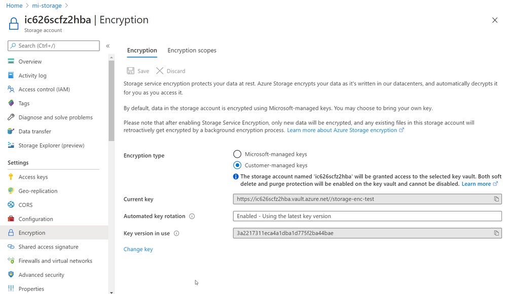 How-to use customer-managed keys with Azure Key Vault and Azure Storage ...