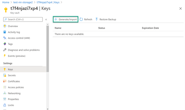 How-to use customer-managed keys with Azure Key Vault and Azure Storage ...